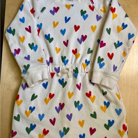 Primary | Dresses | Primary Kids Dress In Rainbow Confetti Hearts ...